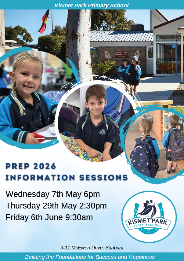 Prep 2026 Information Sessions